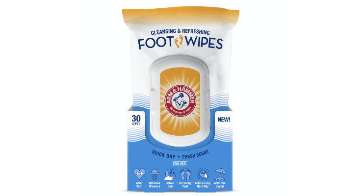 Arm & Hammer Unveils Foot Wipes | Happi