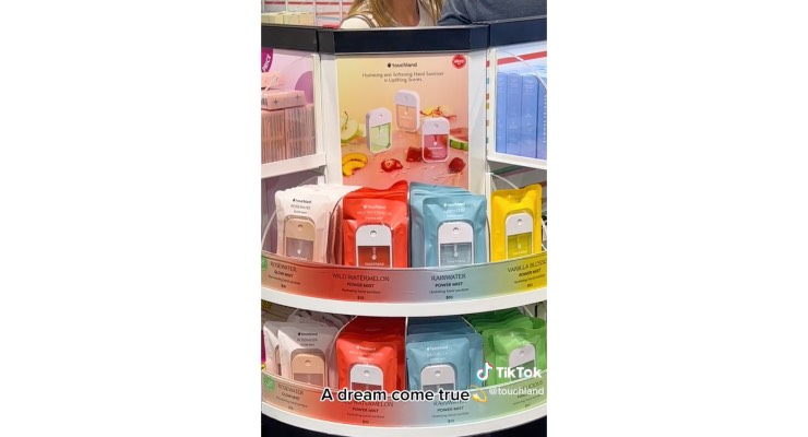 Touchland’s Power Mist Moisturizing Hand Sanitizers Stocked at Sephora Endcaps | Happi