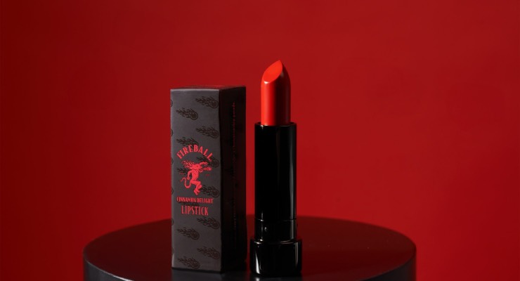 Whiskey Brand Fireball Launches Into Lip Category with Lipstick ...