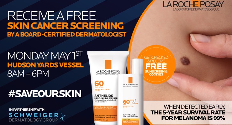 La Roche-Posay Kicks off Melanoma Awareness Month with Free Public Skin ...