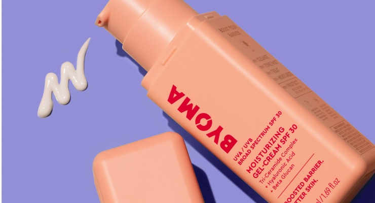 Byoma Enters Suncare with New Moisturizing Gel-Cream SPF 30 | Happi