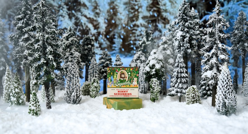 Dr. Squatch Releases Ninny Scrubbins Soap After Elf Character | Happi