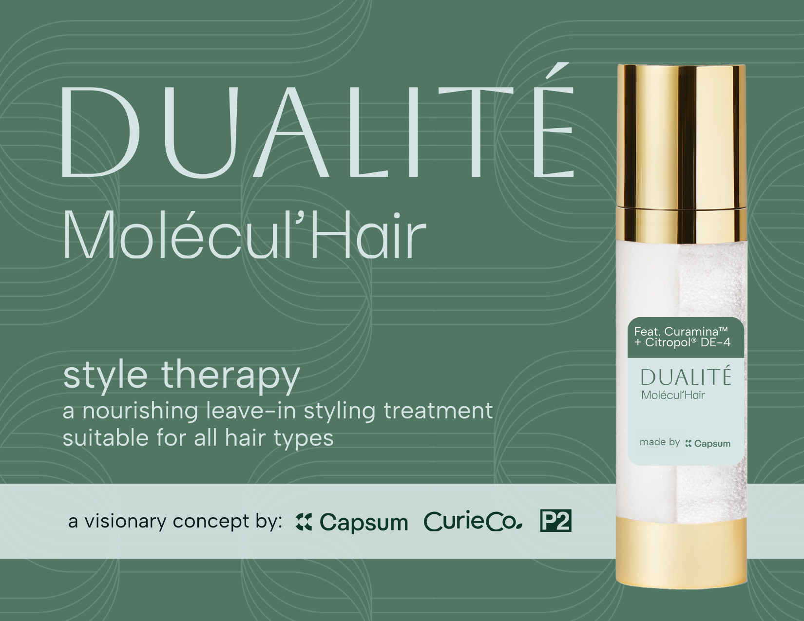 Capsum, Curie Co and P2 Science Create Dualité Molécul’hair | Happi